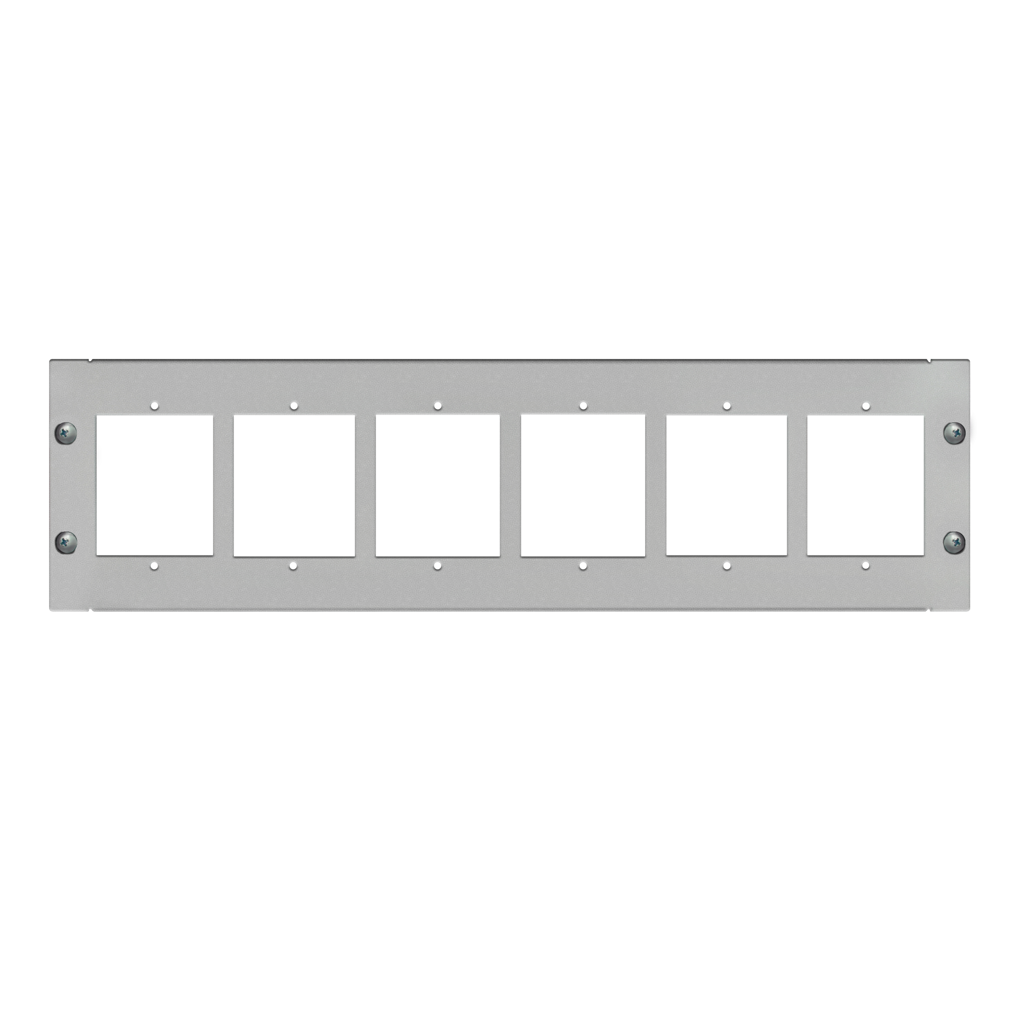 V-VCPANEL-GY | 6 Port Volume Control Panel, 3RU Rack Mount, Gray