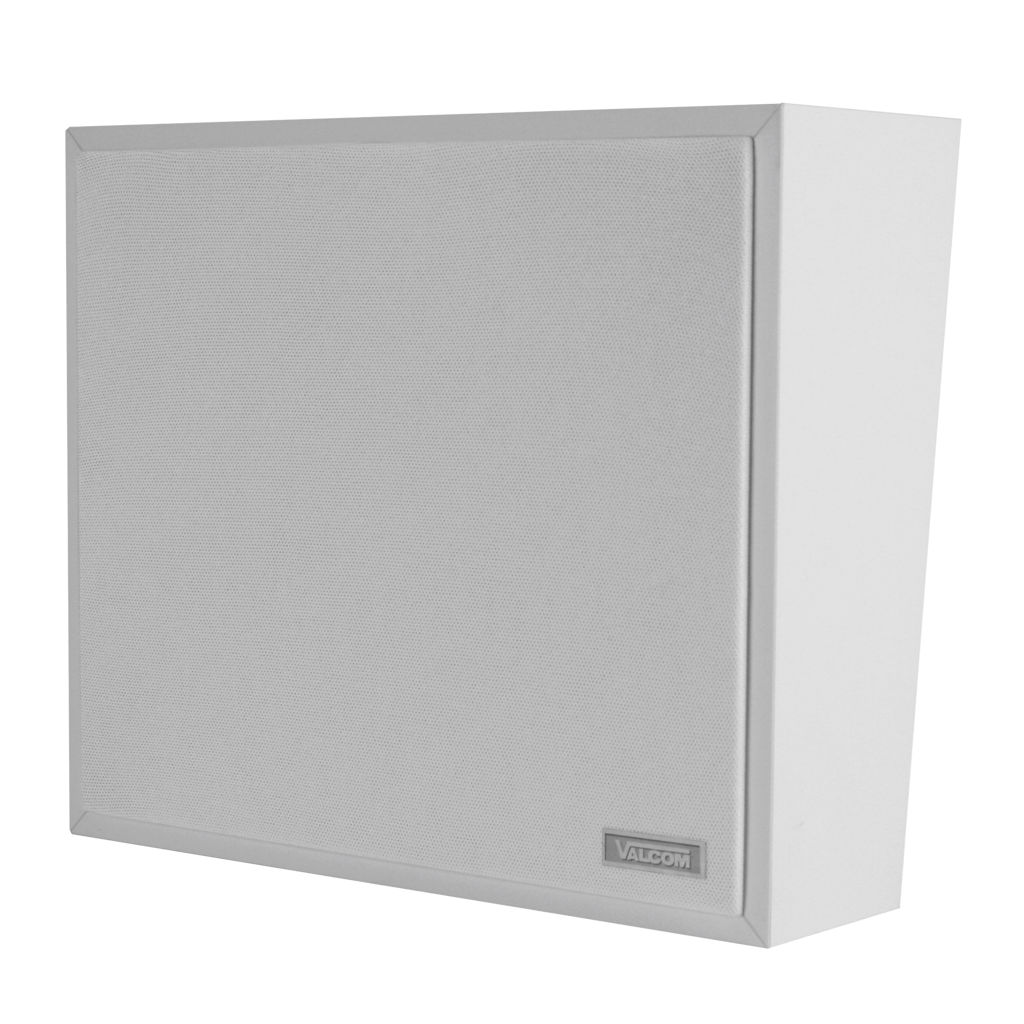 V-1016-W | Angled Wall Speaker, One-Way, White