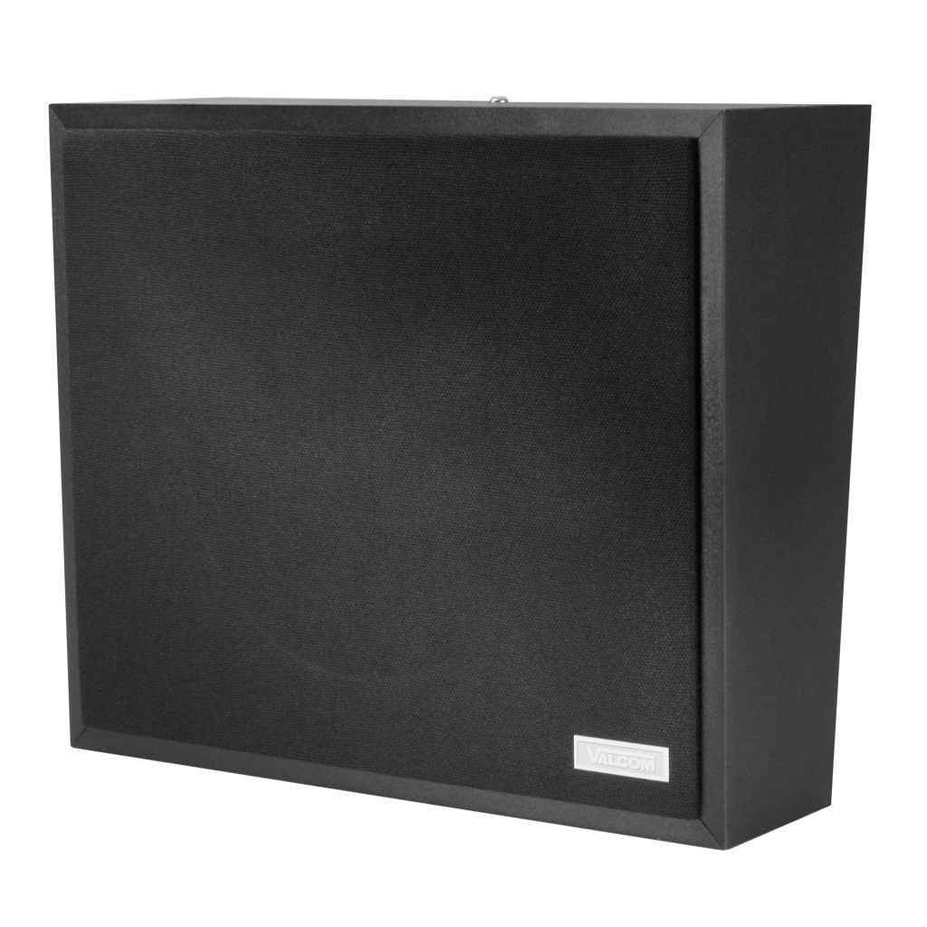 V-1061-BK | Wall Speaker, Angled, Talkback, Black