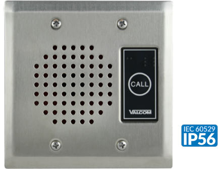V-1072A-ST | Intercom Doorplate Speaker Stainless Steel Talkback